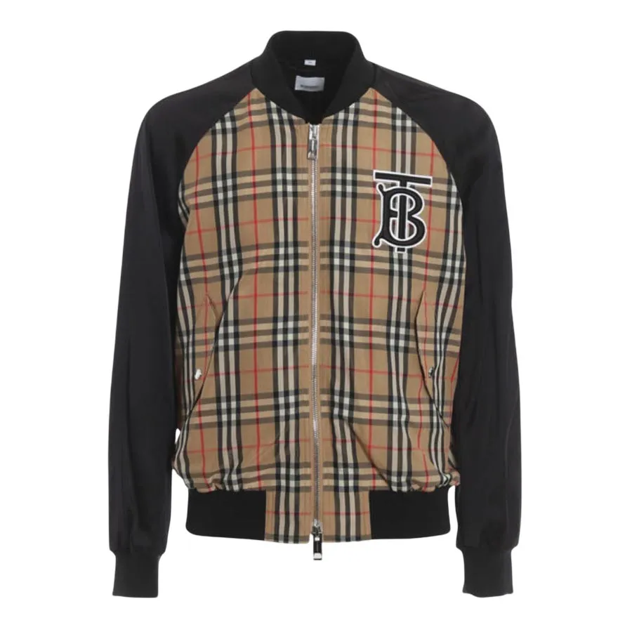 Áo Khoác Nam Burberry Monogram Motif Vintage Check Nylon Bomber Jacket ...
