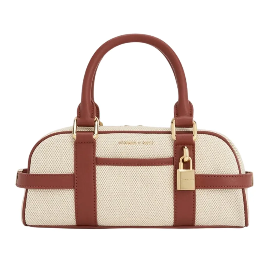 Túi Tote Nữ Charles & Keith CNK Scottie Canvas Long Bag Brick CK2 ...