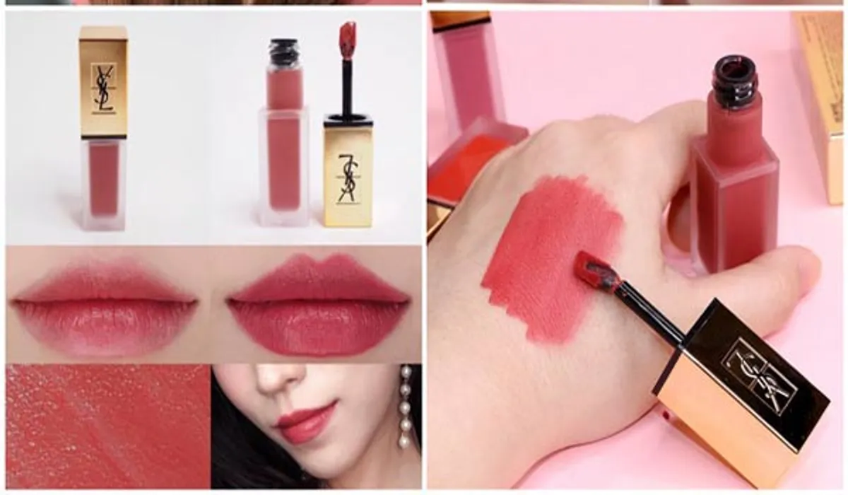 Top 5 dòng son kem YSL màu đẹp chất xịn bán chạy nhất trên toàn thế giới