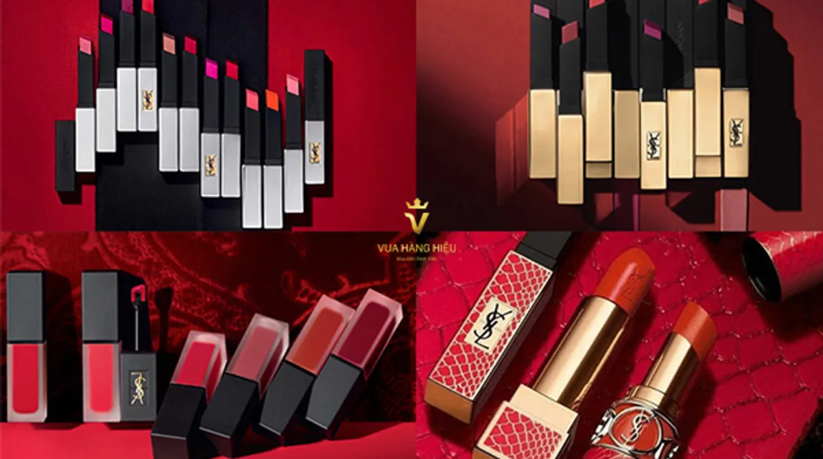 Bảng màu son YSL chính hãng đầy đủ nhất, mới cập nhật