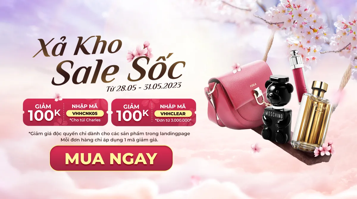 Vua Hàng Hiệu Xả Kho: Sale sập giá toàn sàn, tặng ngay 100K, ưu đãi giờ ...
