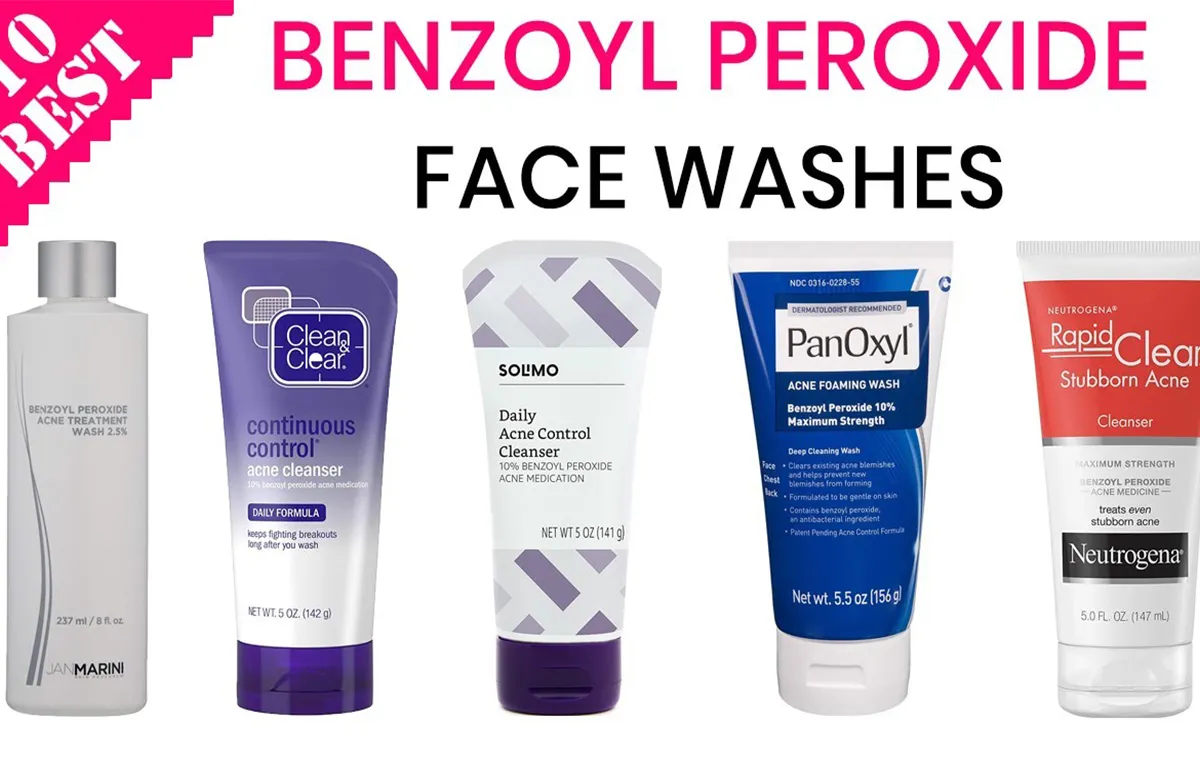 11 Loại Sữa Rửa Mặt Benzoyl Peroxide Giảm Mụn Tốt Nhất 2024
