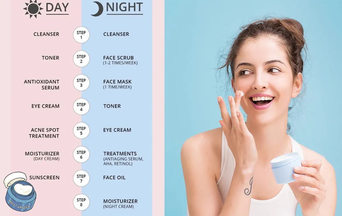8 Bước skincare cho da khô luôn ngậm nước trong mùa Thu Đông