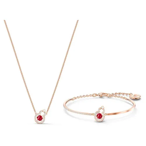 Mua Dây Chuyền Swarovski Iconic Swan Pendant, Red, Gold-Tone Plated ...