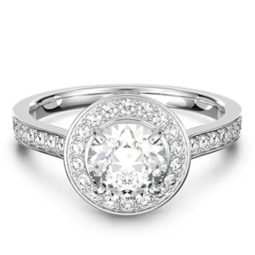 Mua Vòng Đeo Tay Swarovski Infinity Bangle, White, Rhodium Plated ...