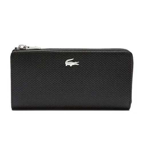 Mua Ví Lacoste Women's Chantaco Zippered Matte Piqué Leather Wallet ...