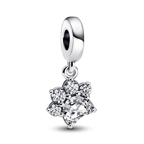 Mua Hạt Vòng Charm Pandora Sparkling Pet Paw Print Dangle 792247C01 Màu ...